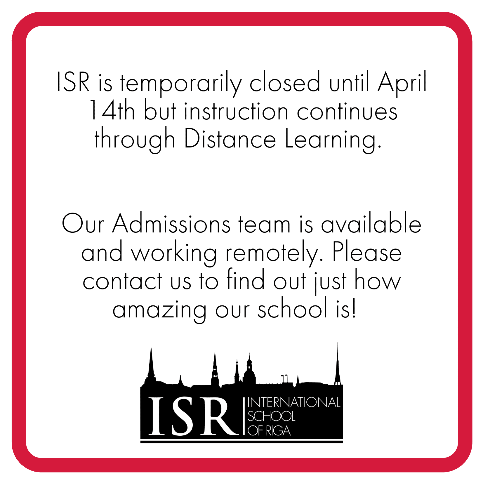 Home | International School of Riga