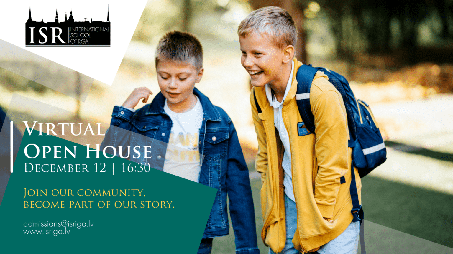 Home | International School of Riga: Private IB School in Latvia